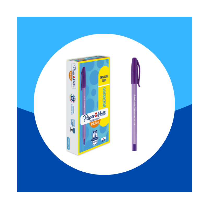 BOLIGRAFO PUNTO MEDIANO MORADO KILOMETRICO 100